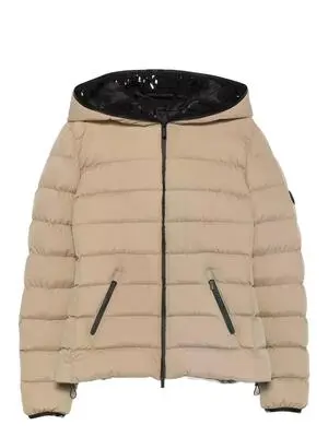 Moncler Moncler Herbes Padded Jacket With Hood Neutrals