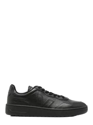 VEJA V-90 Leather Sneakers - Black