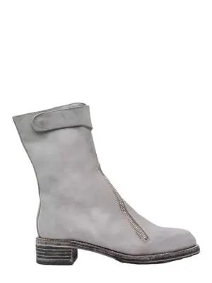 Yohji Yamamoto X Guidi Micha Front-zip Ankle Boots - Grey