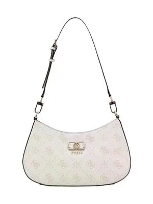 Guess Monogram Print Logo Plaque Tote Bag - Neutrals