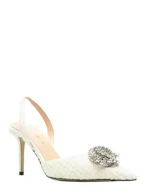 Mach & Mach Galaxy Heeled Pumps - Neutrals