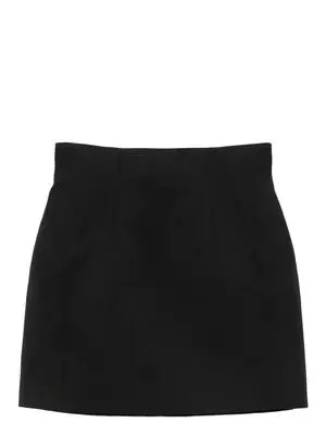 MUGLER High-waisted Mini Skirt - Black