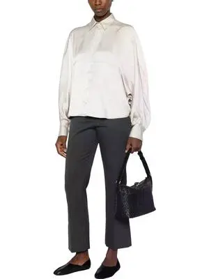 Brunello Cucinelli Flared Trousers - Grey