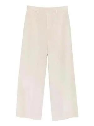Brunello Cucinelli Wide-leg Corduroy Trousers - Neutrals
