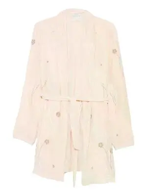 FORTE_FORTE Forte Forte Embroidered Crushed-Velvet Coat