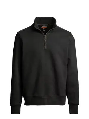 PARAJUMPERS Broad Peak Half-zip Sweatshirt - Black