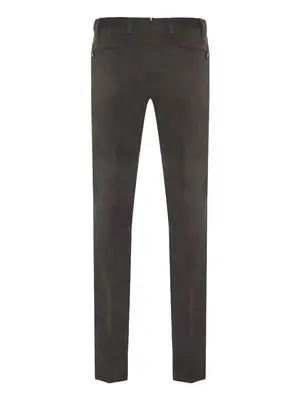 Corneliani Pressed-crease Straight-leg Trousers - Brown