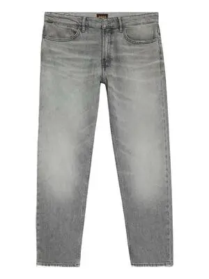 BOSS Faded Effect Straight-leg Jeans - Grey