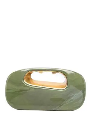 Cult Gaia Amara Clutch Bag - Green