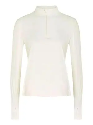 TALA Quarter-zip Long-sleeve Top - Neutrals