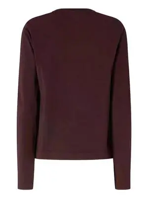 Pinko Love Birds Plaque Long Sleeve T-shirt - Red
