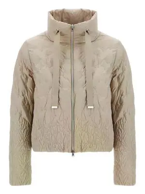 Herno Quilted High-neck Jacket - Neutrals