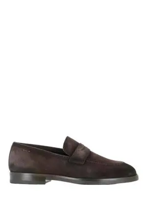 ALEXANDER HOTTO Suede Penny Loafers - Brown