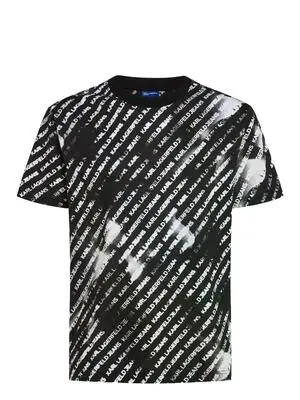 Karl Lagerfeld Logo-print T-shirt - Black