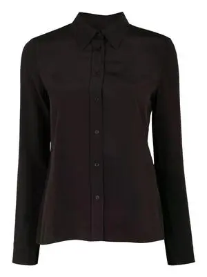 NILI LOTAN Simone Long-sleeved Shirt - Brown