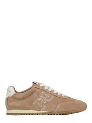 Sam Edelman Sam Edelman Isella Lace-Up Embroidered Sneakers Neutrals