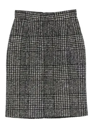 N°21 Prince Of Wales Check Skirt - Grey