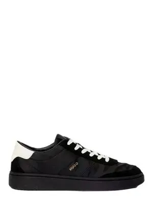 Hugo Nesten Logo-print Panelled Sneakers - Black