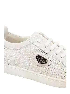 Philipp Plein Philipp Plein Perforated Suede Sneakers Neutrals