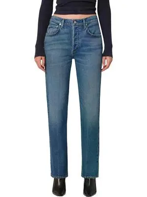 Citizens Of Humanity High-rise Slim-fit Jeans - Blue