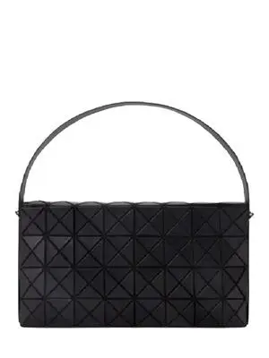 Issey Miyake Geometric-panel Shoulder Bag - Black