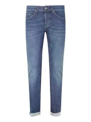 DONDUP Whiskered Effect Jeans - Blue