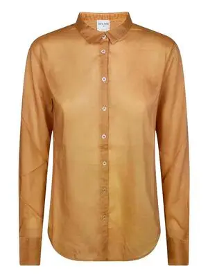 FORTE_FORTE Cotton-silk Shirt - Brown