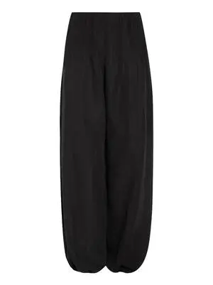 Vince Elasticated Waistband Trousers - Black