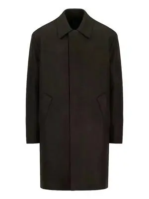 Harris Wharf London Zip-up Coat - Brown