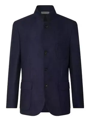 Corneliani Virgin Wool-twill Blazer - Blue
