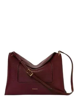 WANDLER Penelope Slouch Cross Body Bag - Red