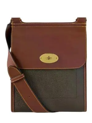 Mulberry Antony Grained Leather Messenger Bag - Brown