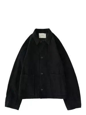 Studio Nicholson Coggan" Crinkle Denim Jacket - Black