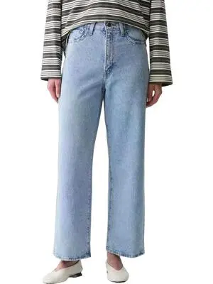 LEVI'S High-waisted Straight-leg Jeans - Blue