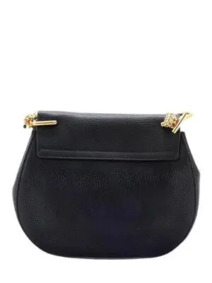Chloé Drew Leather Small Crossbody Bag - Black