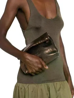 CORTANA Cortana Delhi Clutch Bag Brown