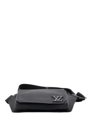 LOUIS VUITTON Aerogram Takeoff Sling Bag - Black