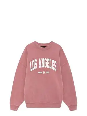 ANINE BING Miles Sweatshirt Los Angeles University - Red