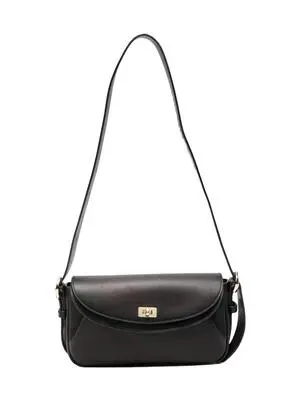 Sandro Medium Le Mambo Leather Shoulder Bag - Brown