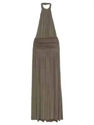 Arcina Ori Halterneck Maxi Dress - Grey