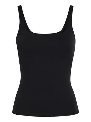 TALA Square-neck Sleeveless Tank Top - Black