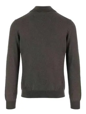 Tagliatore Miles High-neck Wool Sweater - Brown