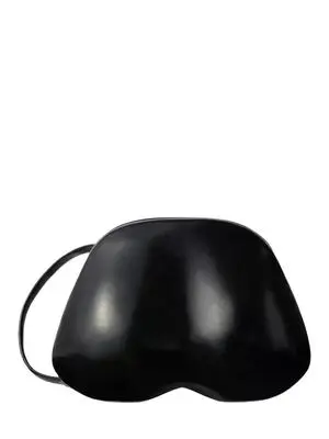 LEMAIRE X Carlos Peñafiel Fesses Bag In Patinated Leather - Black
