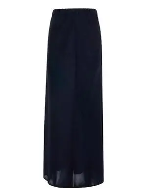 Max Mara Sospiro Elasticated Maxi Skirt - Blue