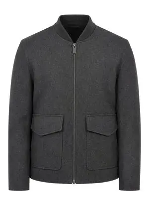 PAOLO PECORA Zip-up Long-sleeve Jacket - Grey