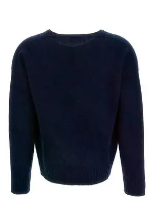DRUMOHR Cashmere V-neck Sweater - Blue