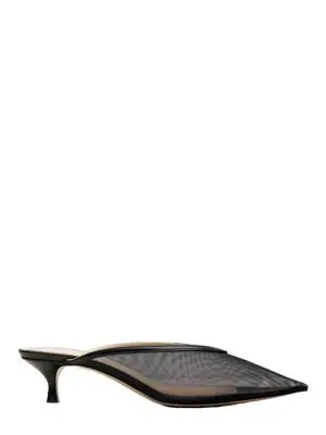 Le Monde Beryl Venetian Mules - Black