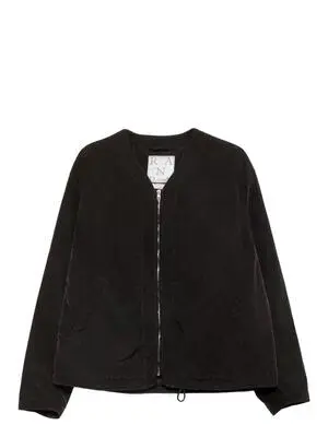 RANRA Zip-up Padded Jacket - Black
