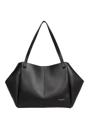 LANCASTER Leather Tote Bag - Black