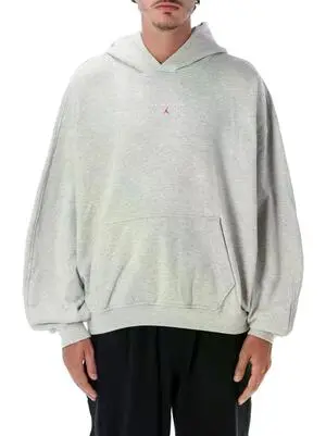 JORDAN Flight Fleece Oversized Pullover Hoodie - Grey